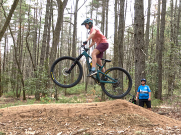 Intro to Table Top Jumps and Drops Clinic at Santos - MTB Skills Factory