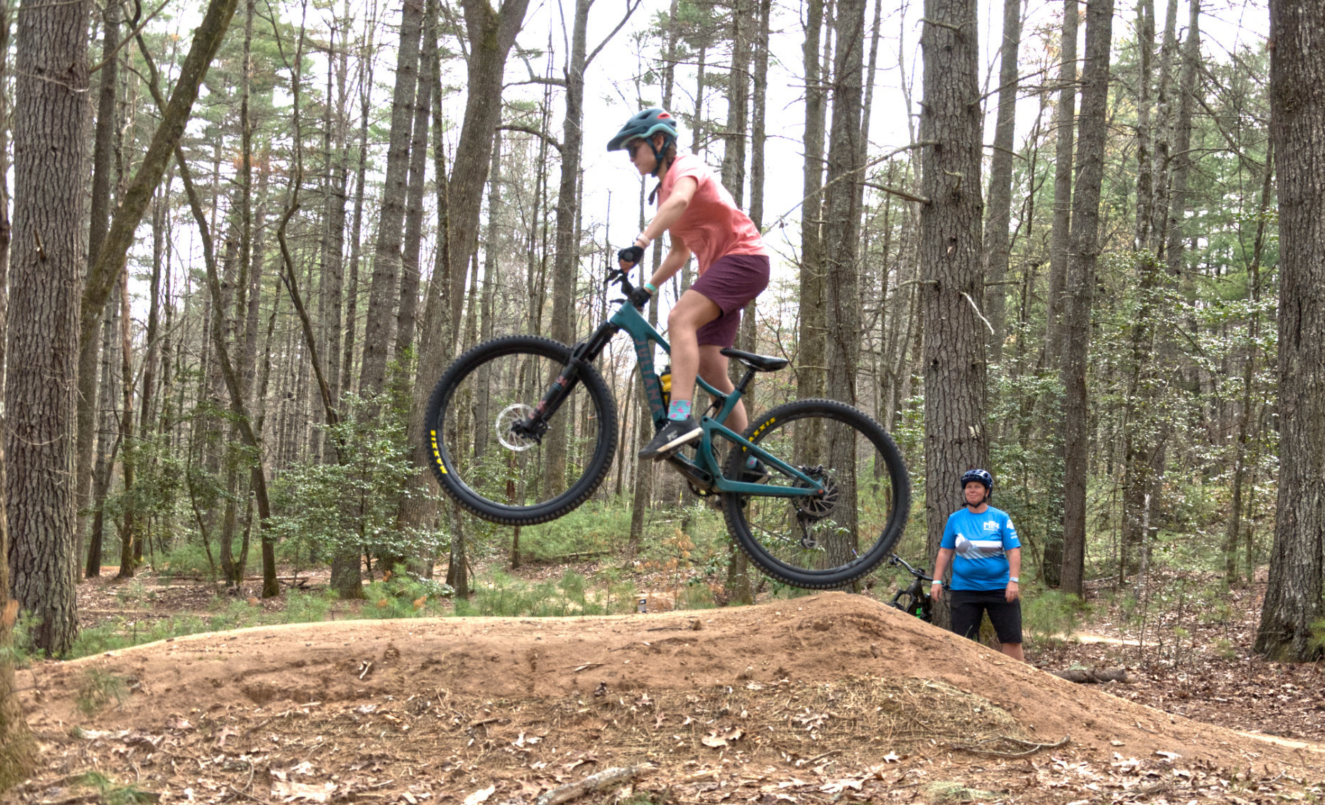 Intro to Table Top Jumps and Drops Clinic at Santos - MTB Skills Factory